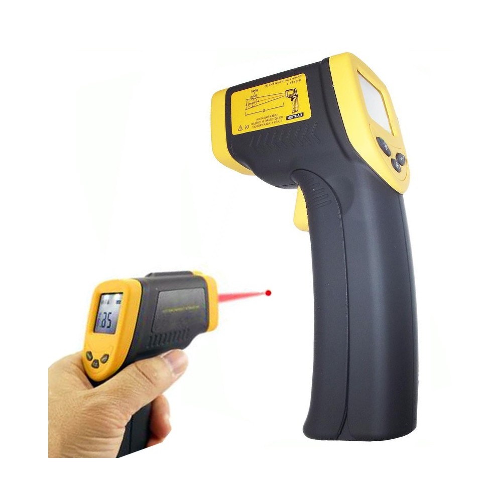 Termometro Digitale Ad Infrarossi Laser Dt8380 Bricolage E Fai Da
